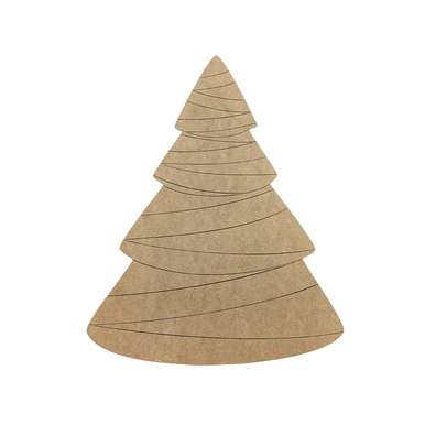 LARGE Strand Christmas Tree | Wood Craft Shapes | Christmas Wood ...