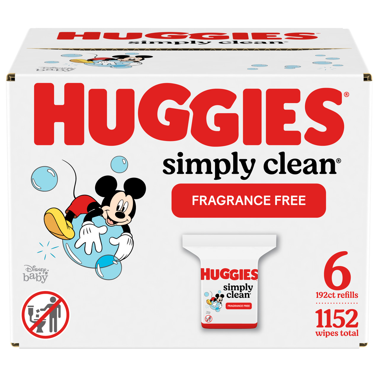 Simply Clean Fragrance Free Wipes - - LIBERTY Health Supply