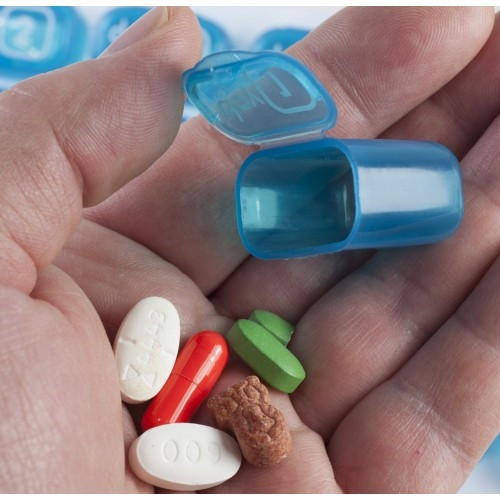 31 Day Monthly Pill Organizer Medication Pod Compartment Planner Box ...