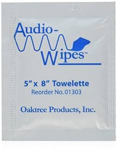 Audiowipes Individually Packaged Cleaning Wipes - Box of 100 (Model ...