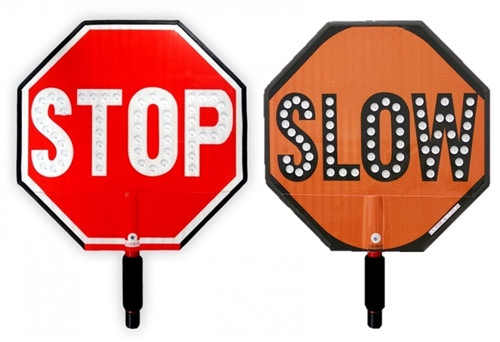 18" LED STOP/SLOW SIGN | LIBERTY Health Supply