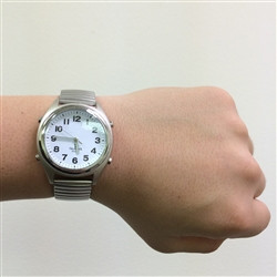LIBERTY Low Vision Talking Atomic Watch with Stretch Band | LIBERTY ...