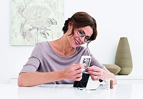 Eschenbach Mobilux LED Handheld Magnifier with Mobase Stand - Hands ...