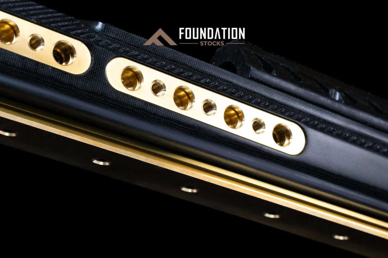 Foundation Stocks for Impact 737R Action - Premium Black Micarta with ...