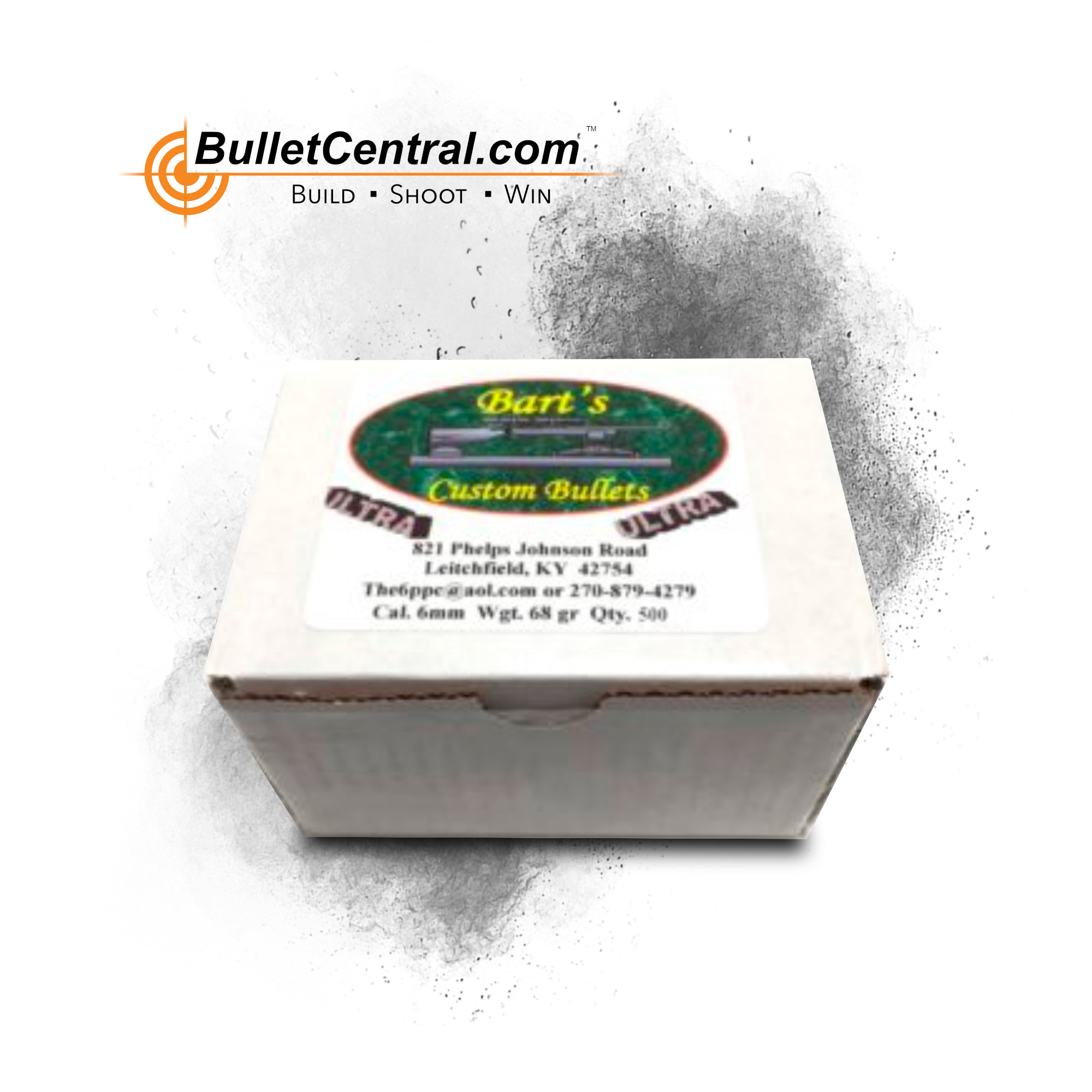Bart's Custom Bullets - 6mm 68gr Ultra Bullets (Qty 500) for Precision ...