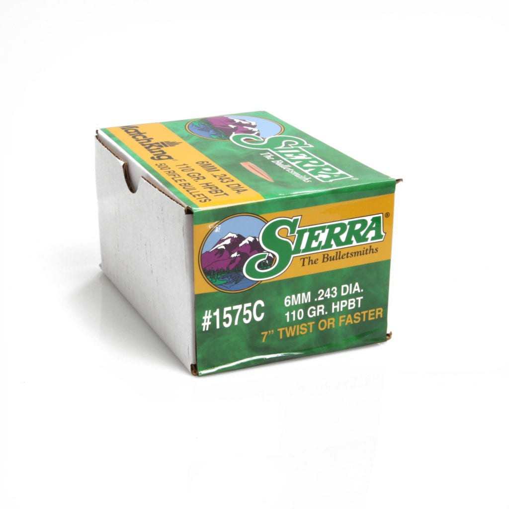 Sierra Bullets 6mm 110 gr HPBT Match (500 Count) - 1575C: Precision and ...