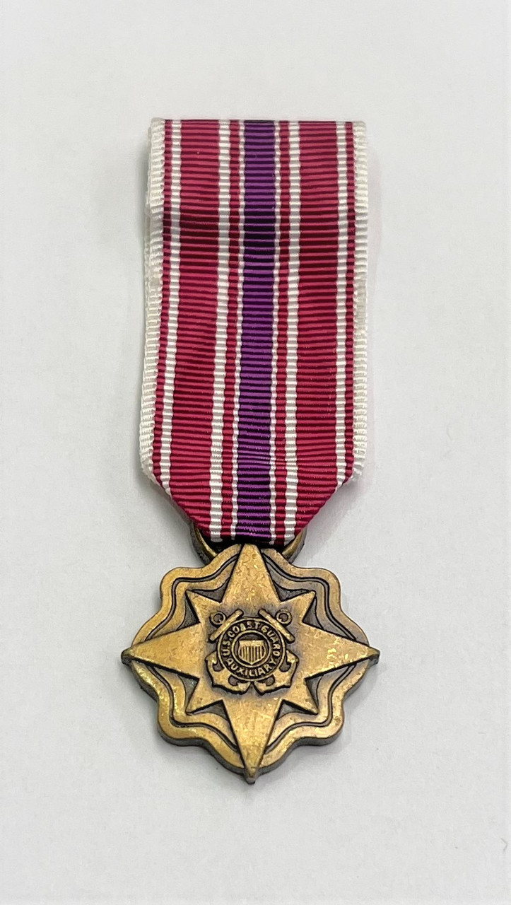 Awards: AUX Meritorious Service Award Ribbon/Medal - Auxiliary Center