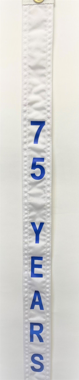 75 YEAR STREAMER - Auxiliary Center