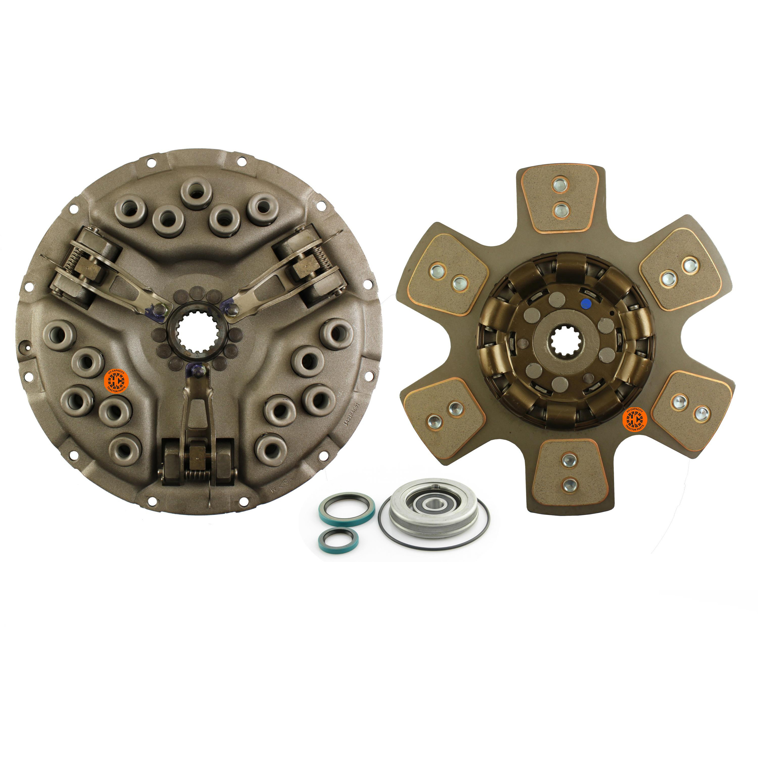 Flywheel with Ring Gear, PTO Drive Gear, and Clutch Kit: DT361 DT407 ...