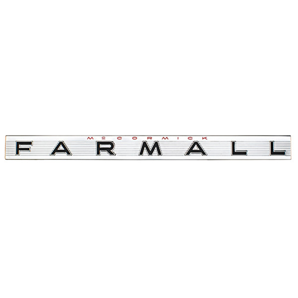 Side Emblem, "FARMALL" Black On Silver 460, 560 - Redrunrite