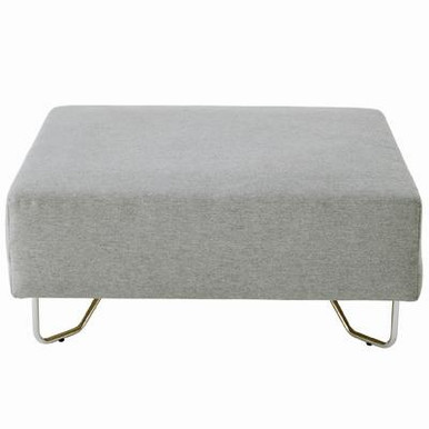 Ottomane de canapé modulable gris clair (Dont Eco‐part. 4,30 €) | MUJI