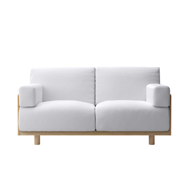 Canapé structure en chêne ‐ 2 places | MUJI