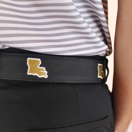 The Poydras Embroidered Belt