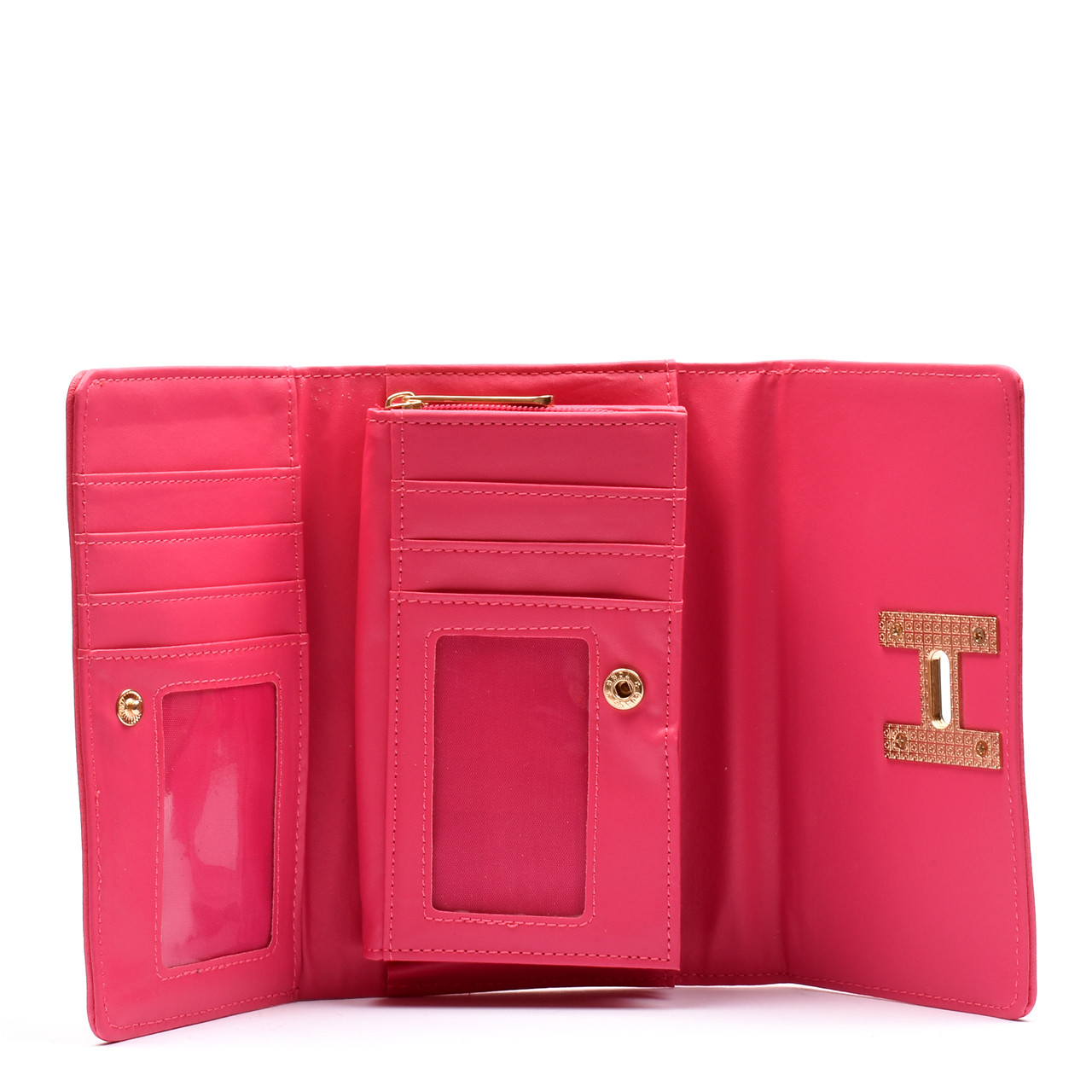 Hannah Designer Inspired H Purse - Fuchsia