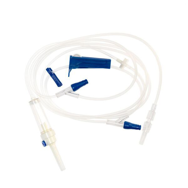 IV Administration Set With 2 Clave™ Needleless Access Ports • Box of 50