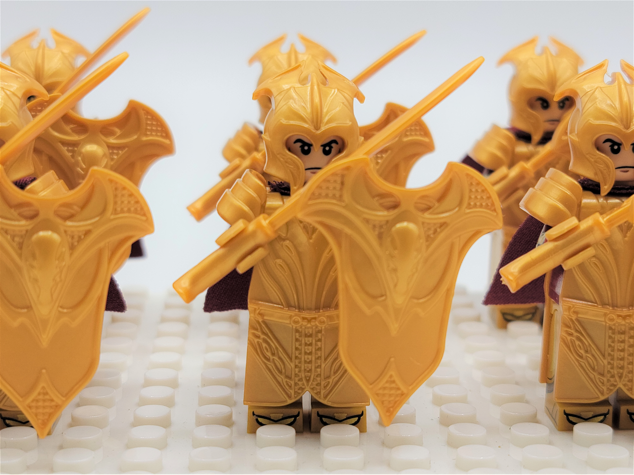 LOTR Mirkwood Elves Heavy Sword Infantry Army 10 Minifigures Set - J's ...