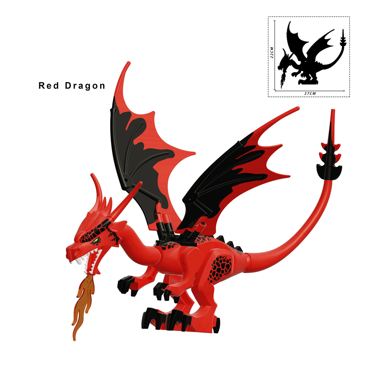 Dragons Custom Building Block Big Minifigures - J's Little Things