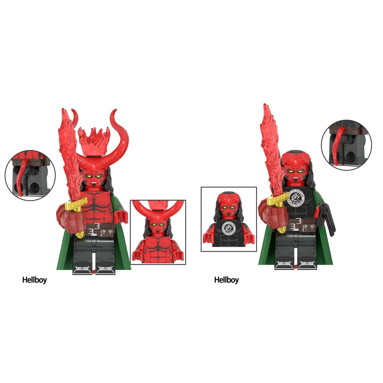 Hellboy Comic Movie Custom Minifigures - J's Little Things