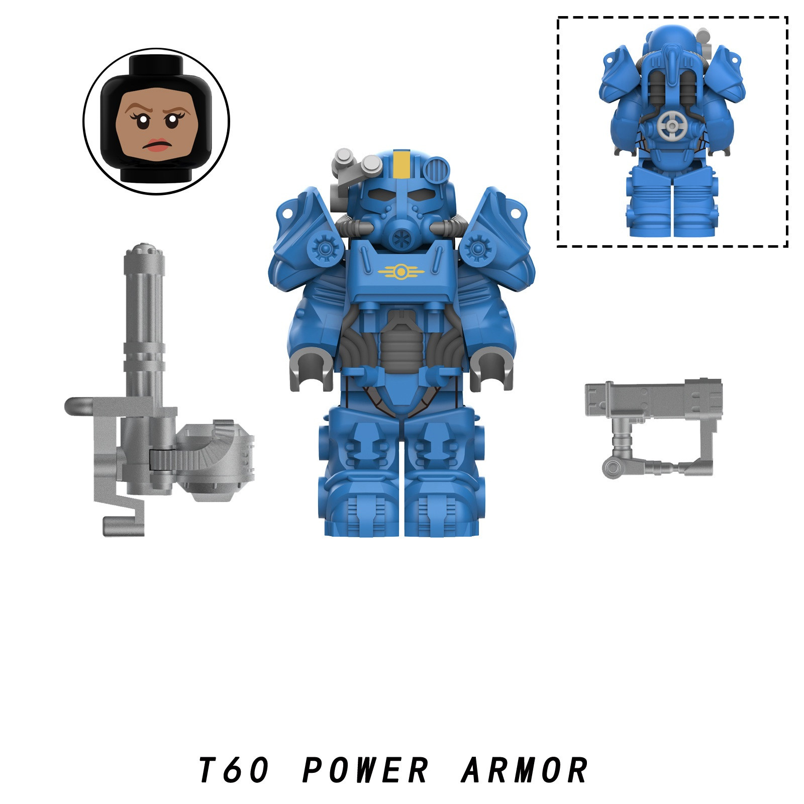 Fallout TV Series Custom Minifigures Power Armor Set - J's Little Things