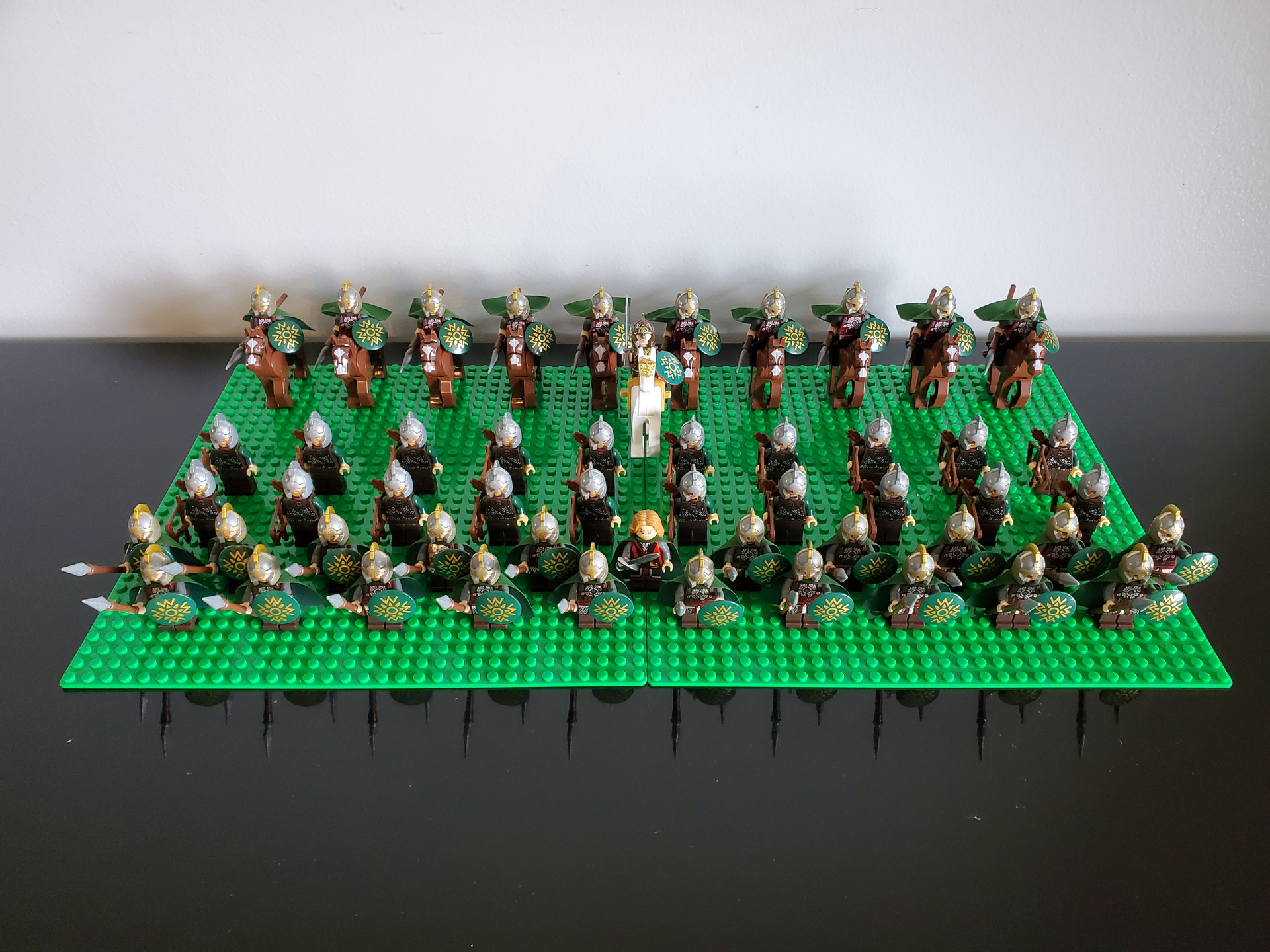LOTR Rohan Battalion Infantry Army 63 Minifigures Set - J's Little Things