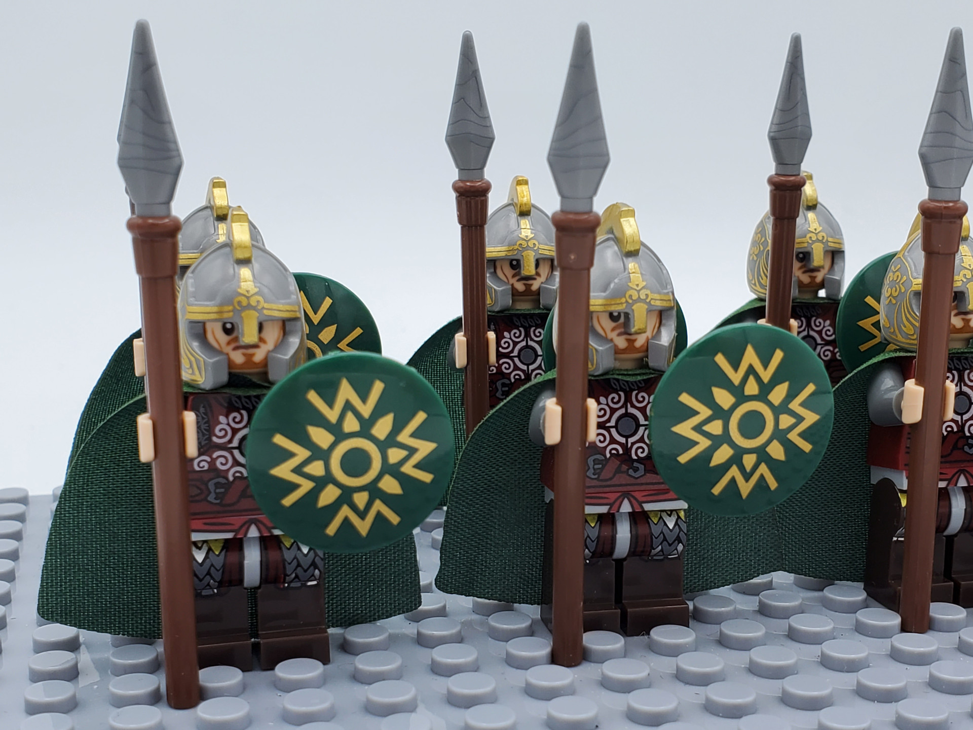 LOTR Rohan Spears Infantry Army 10 Minifigures Set - J's Little Things