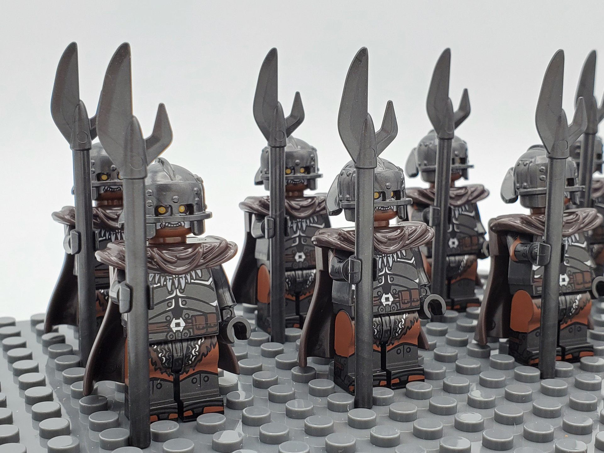 LOTR Orc Halberds Infantry Army 10 Minifigures Set - J's Little Things