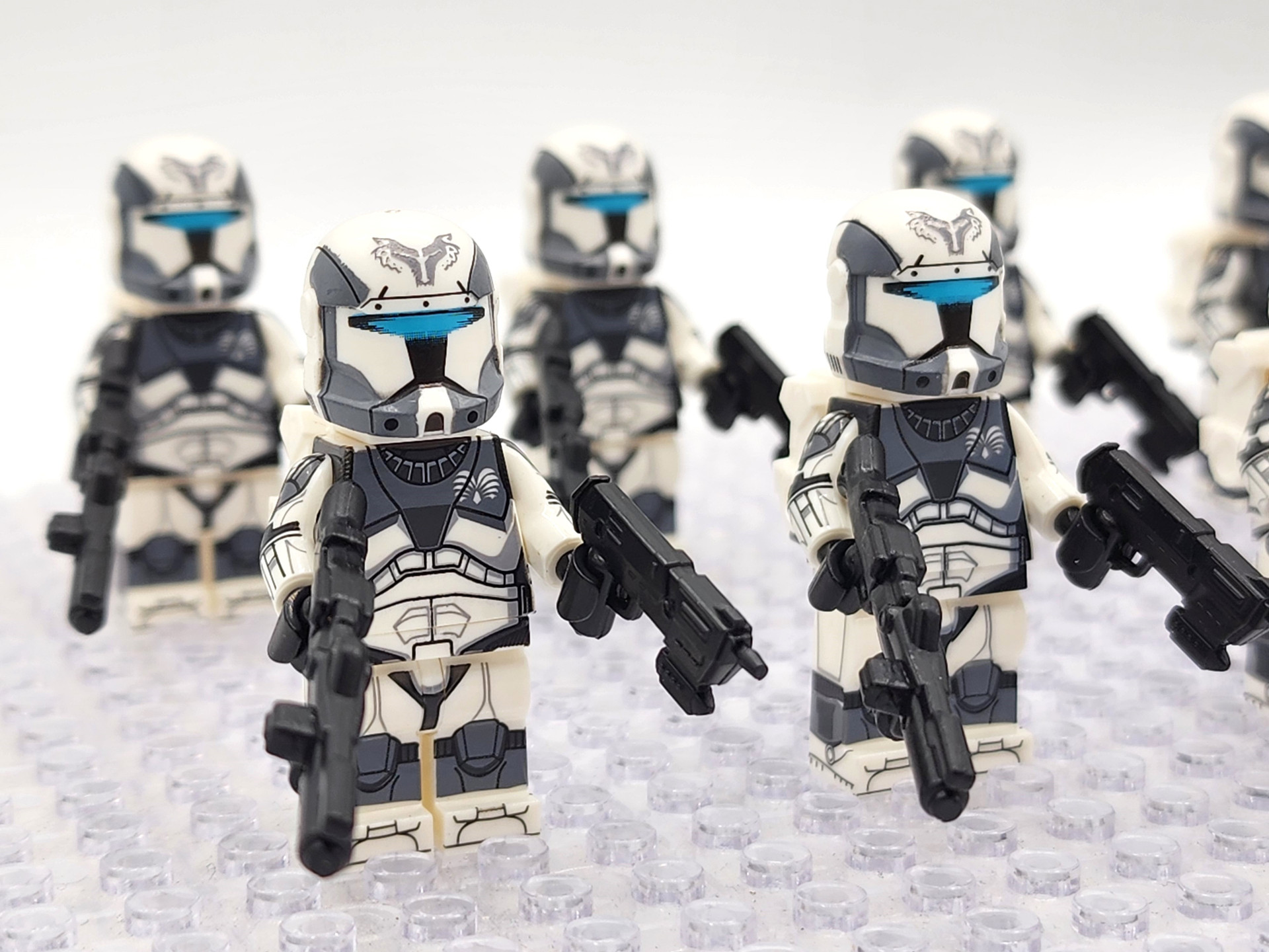 Star Wars 104th Wolfpack Clone Commandos Custom Minifigures Set WM - J's Little Things