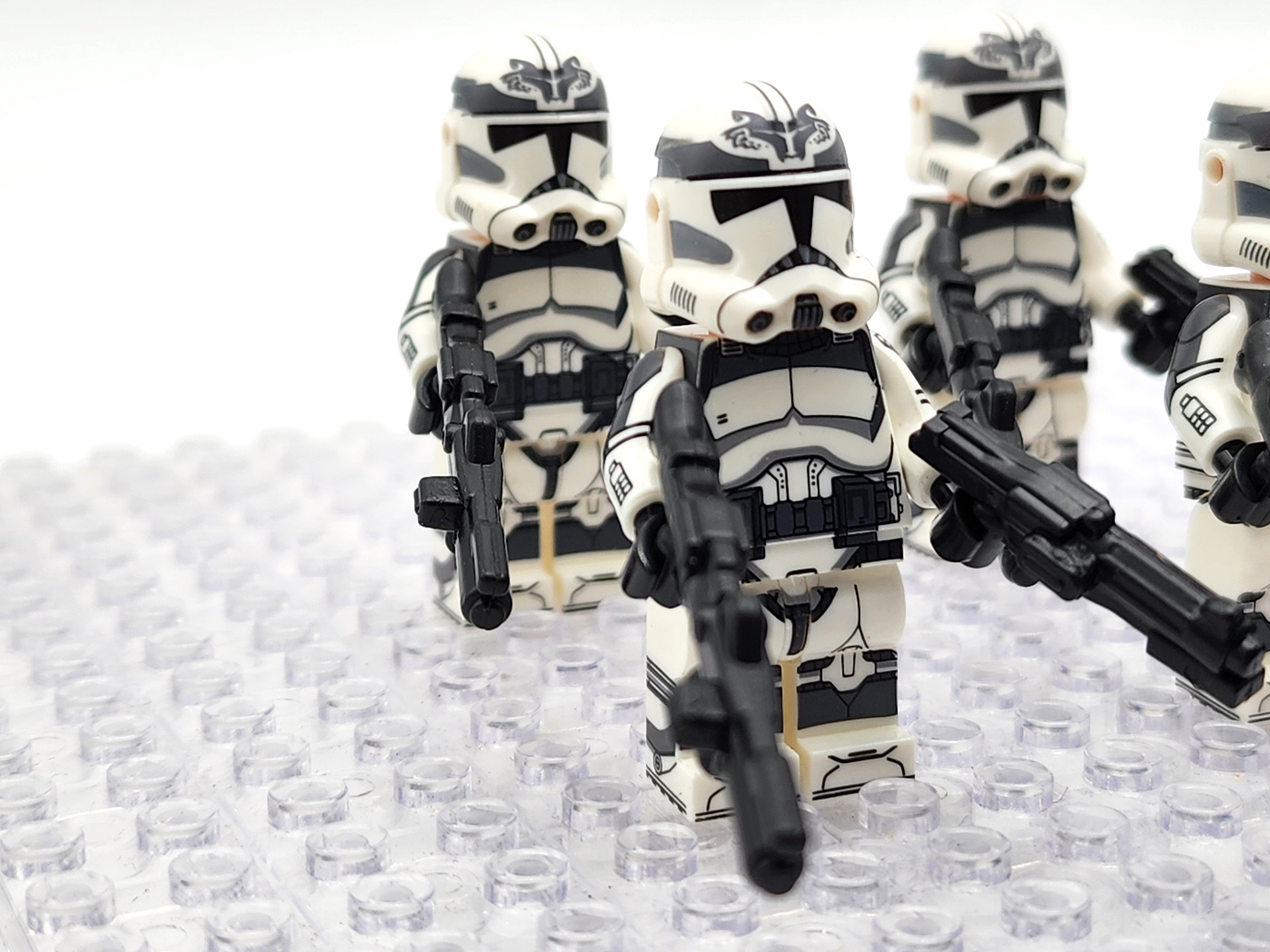Star Wars 104th Phase 2 Wolfpack Commander Wolffe Clone Troopers 14pcs Minifigures Set - J's ...