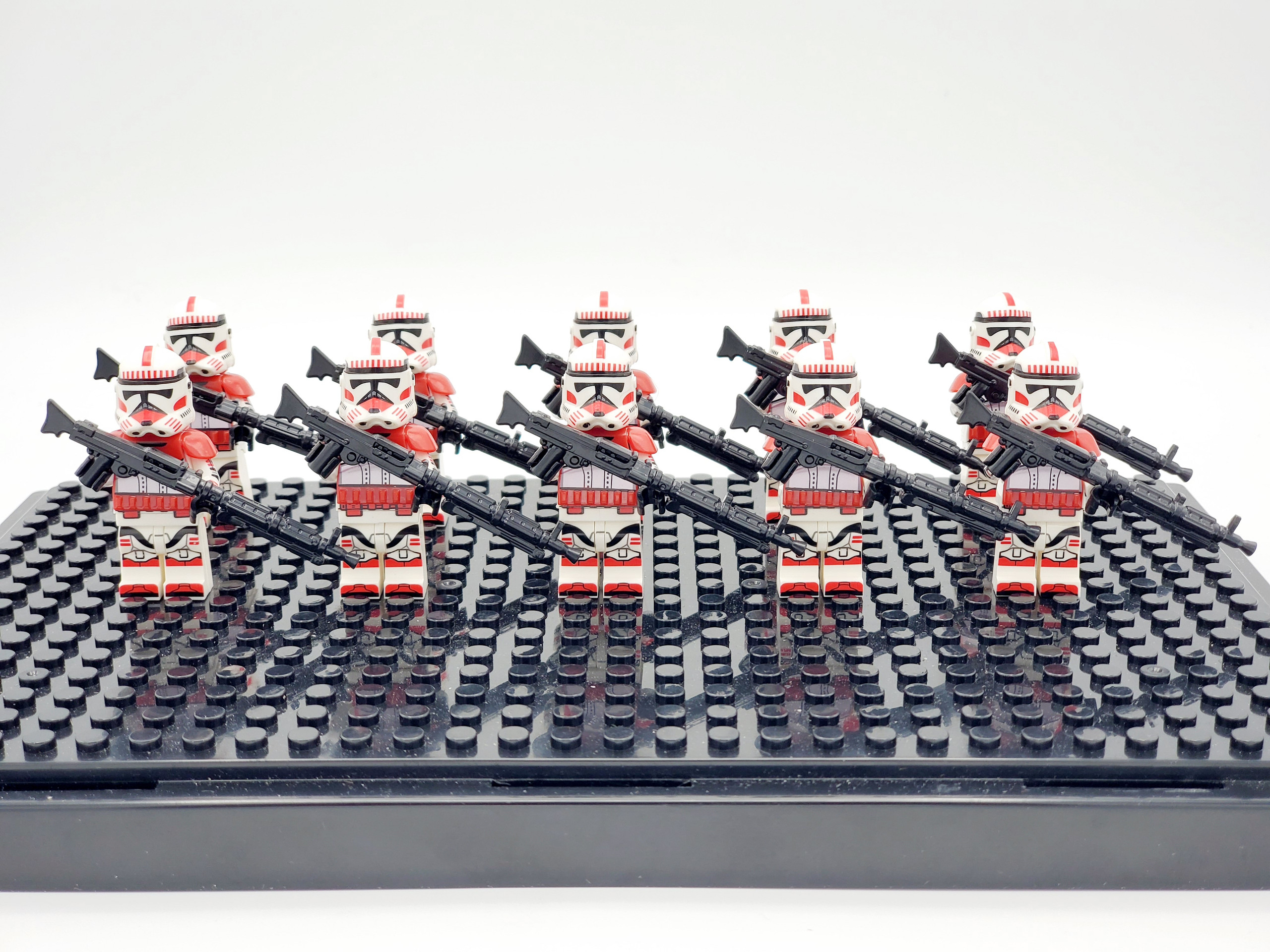 Star Wars Phase 1 Coruscant Guards Clone Trooper Riot Squad Set 14pcs ...