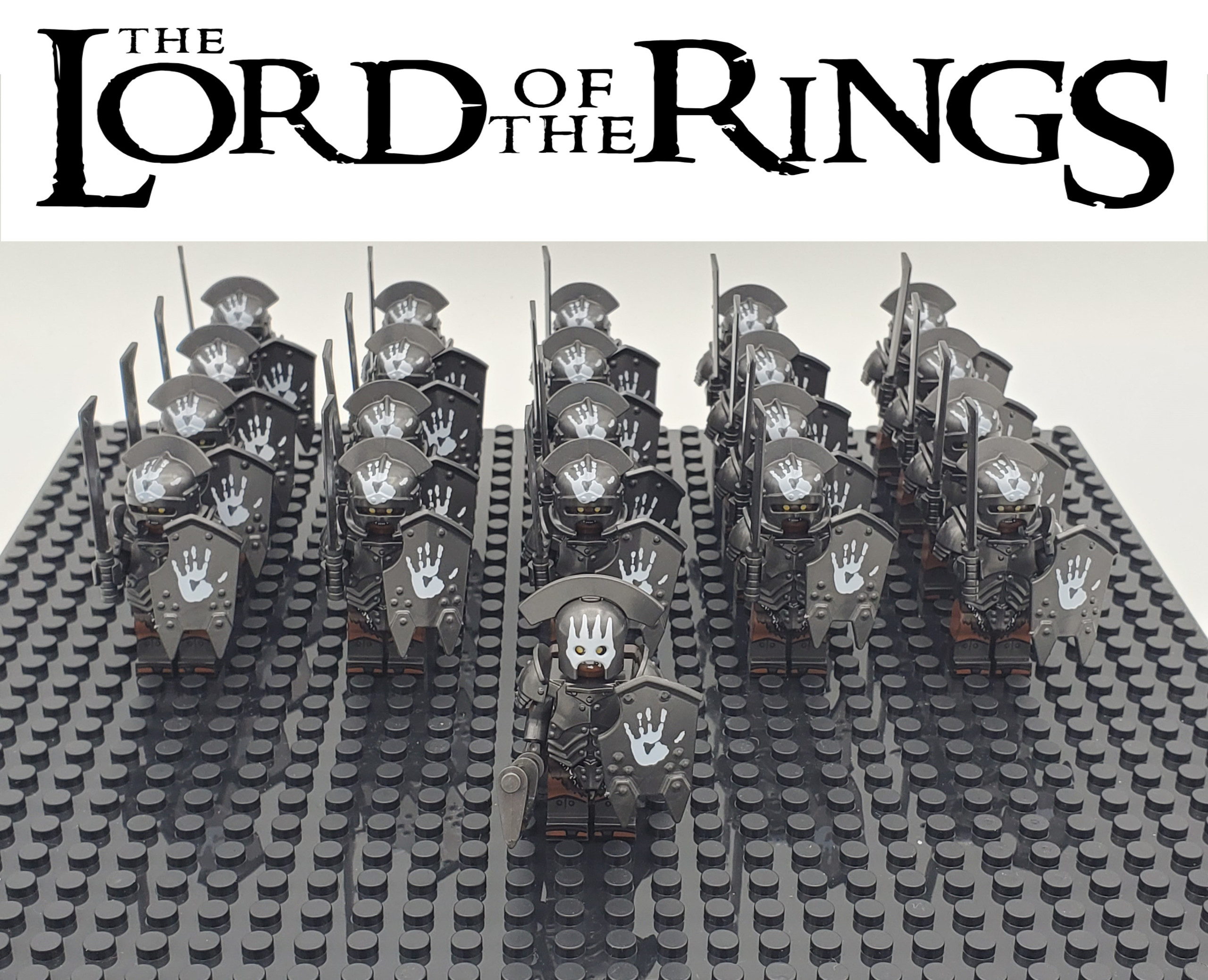 LOTR Gondor Heavy Swords Infantry Army 21 Minifigures Set - J's Little ...