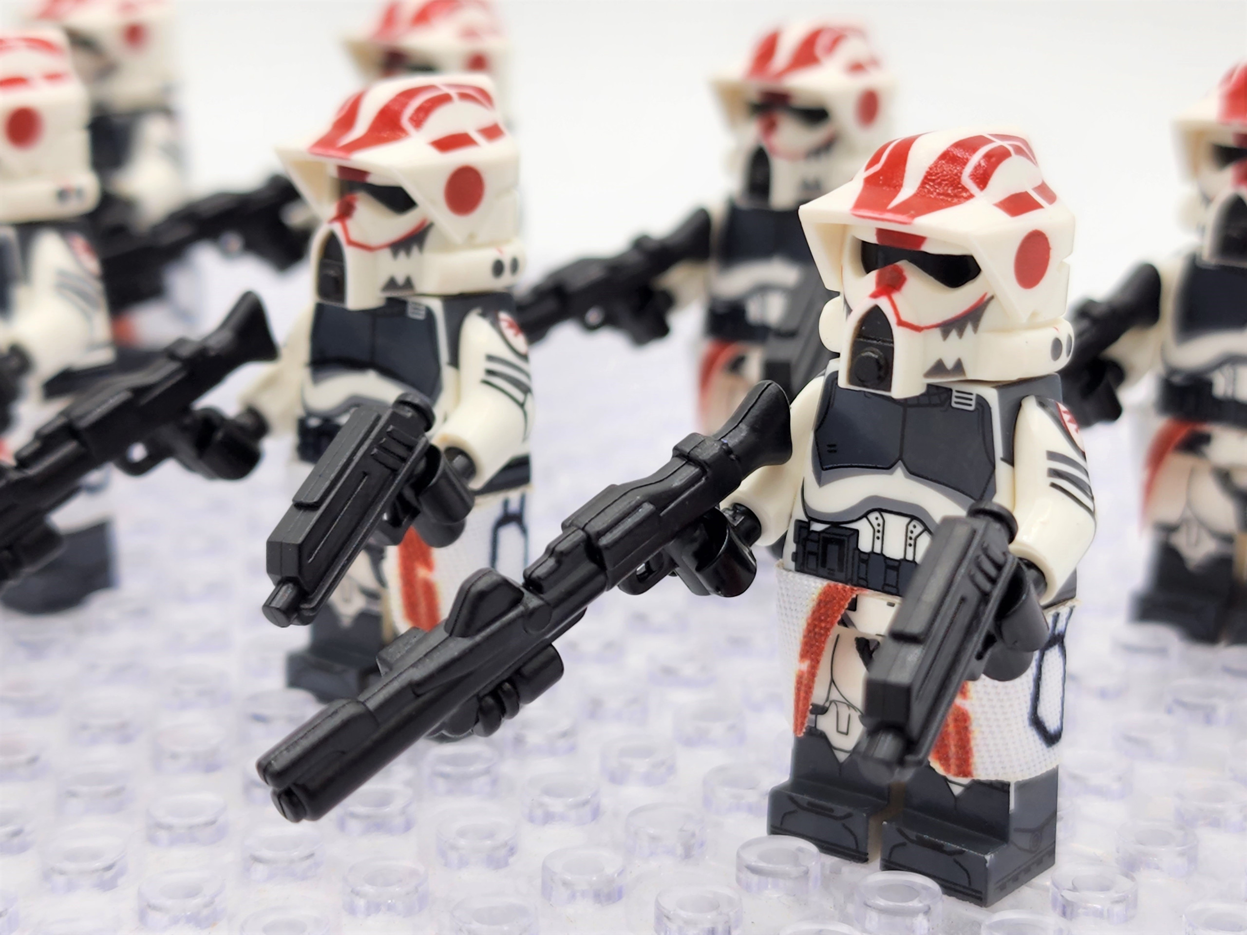 Star Wars Coruscant K9 Security Unit ARF Troopers Custom Minifigures ...