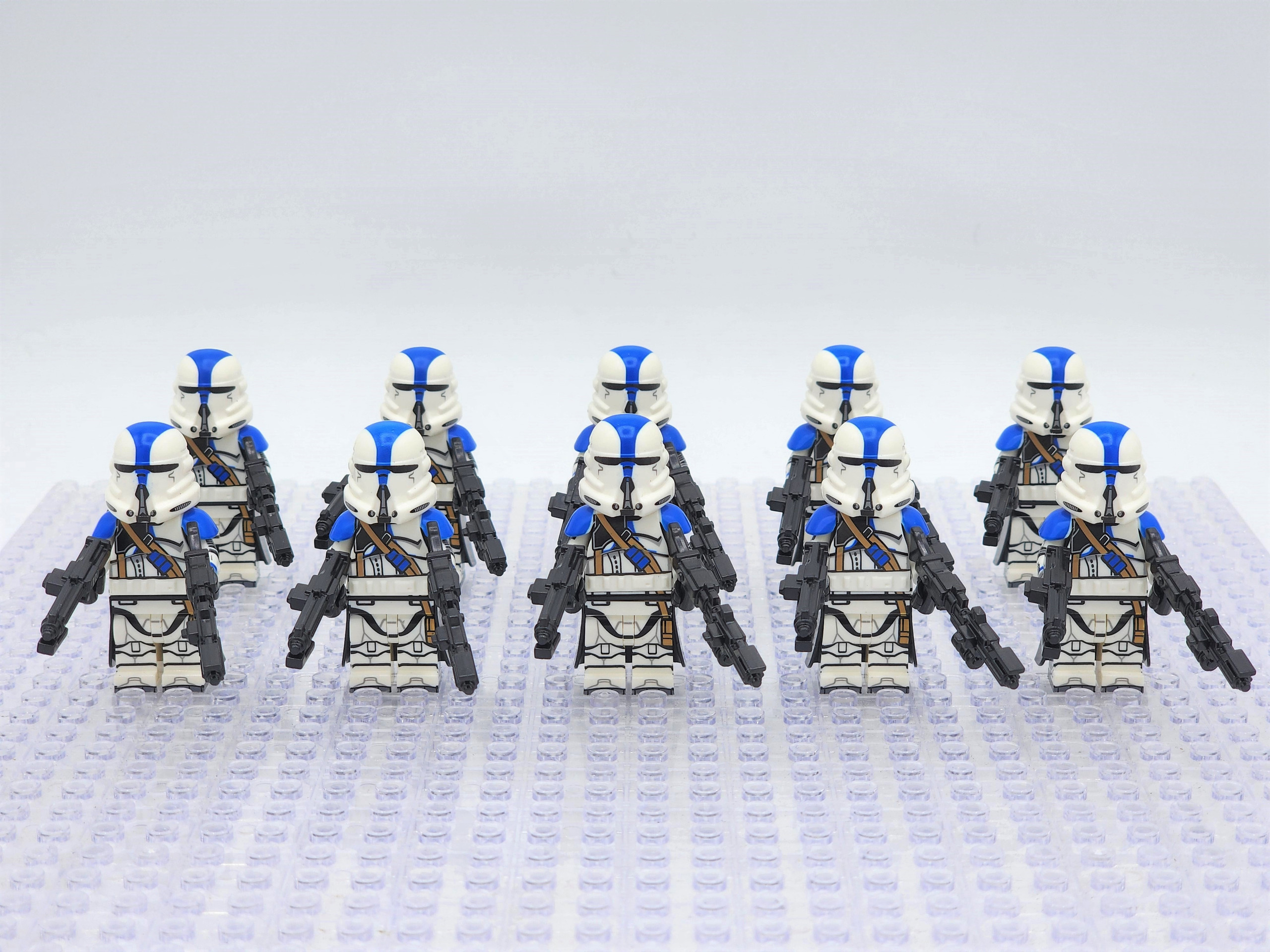 Star Wars Phase 2 Wolfpack Airborne Clone Troopers Paratroopers Custom ...