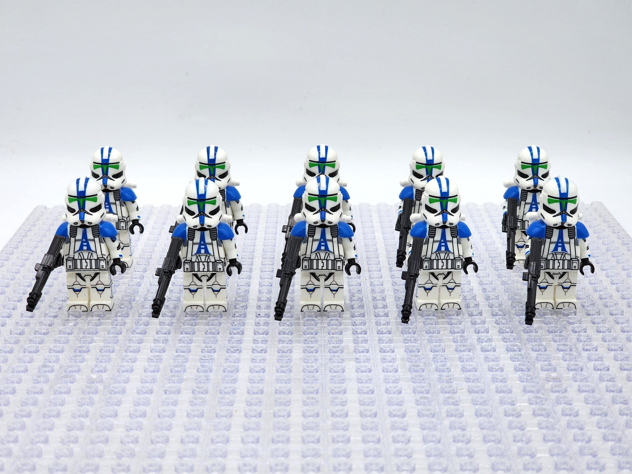 Star Wars 501st Captain Rex Jetpack Clone Troopers 12 Minifigures Set ...