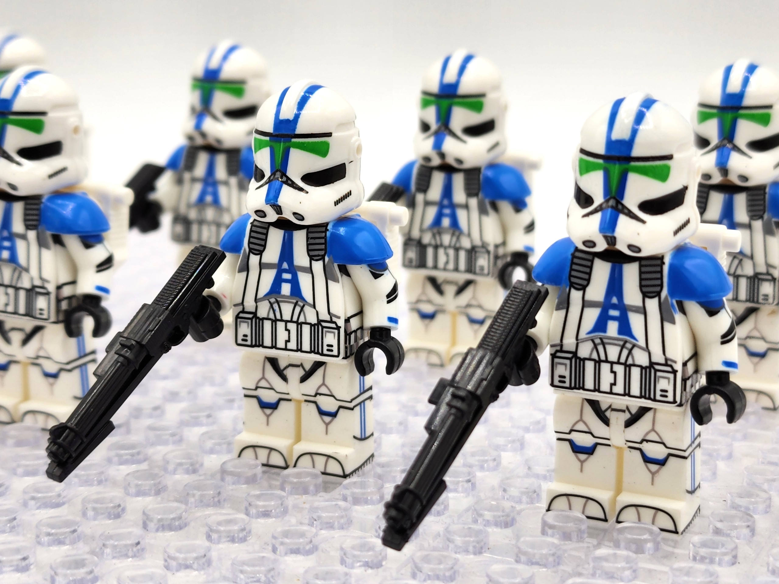 Star Wars 501th Jetpack Clone Troopers Custom Minifigures Set XH - J's ...
