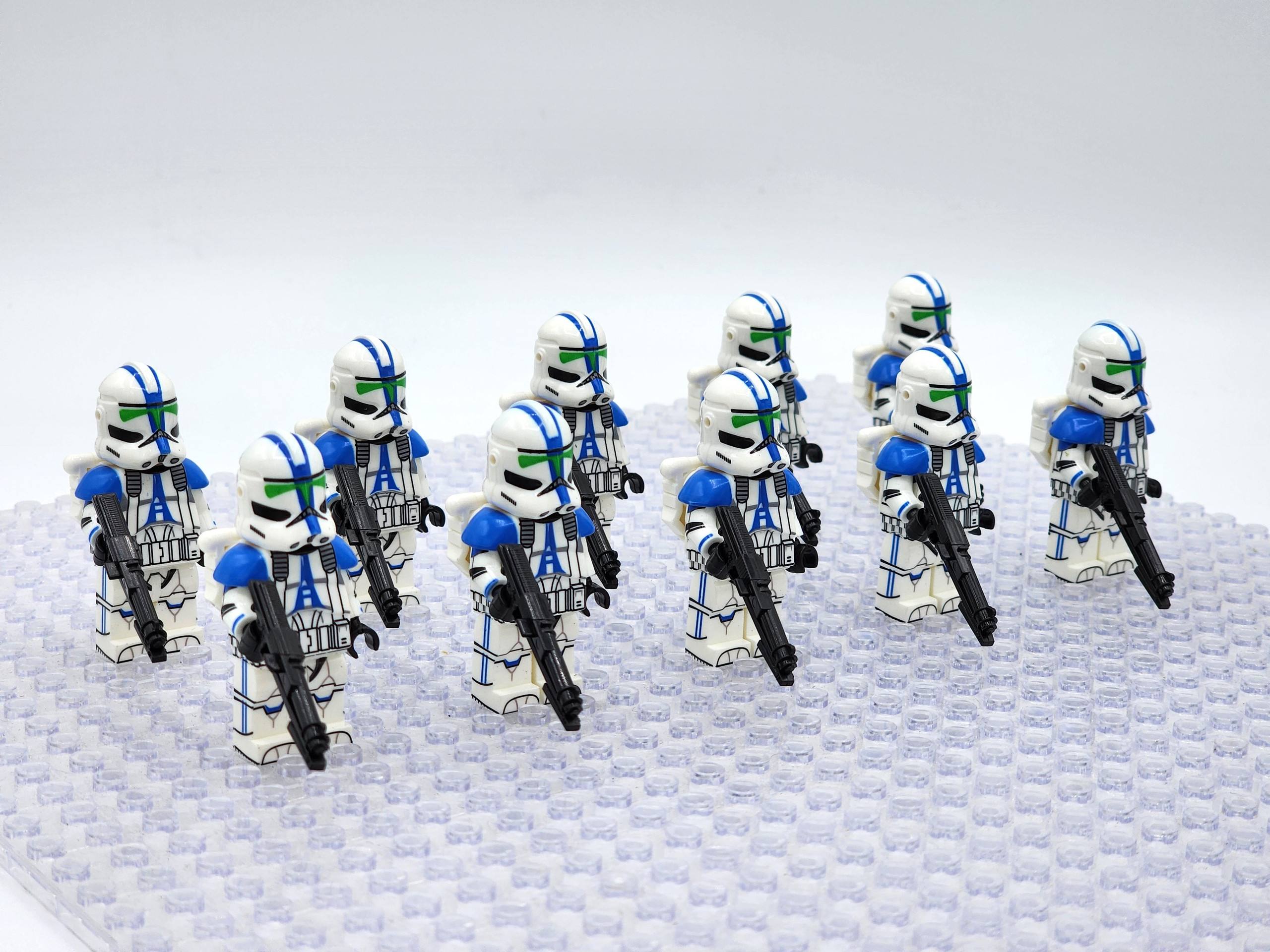Star Wars 501th Jetpack Clone Troopers Custom Minifigures Set XH - J's ...
