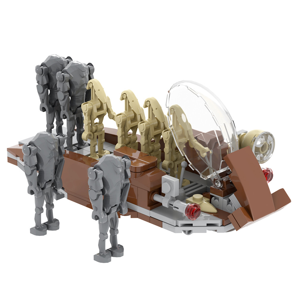 Star Wars Battle Droids Hover Transport MOC 118pcs Set - J's Little Things