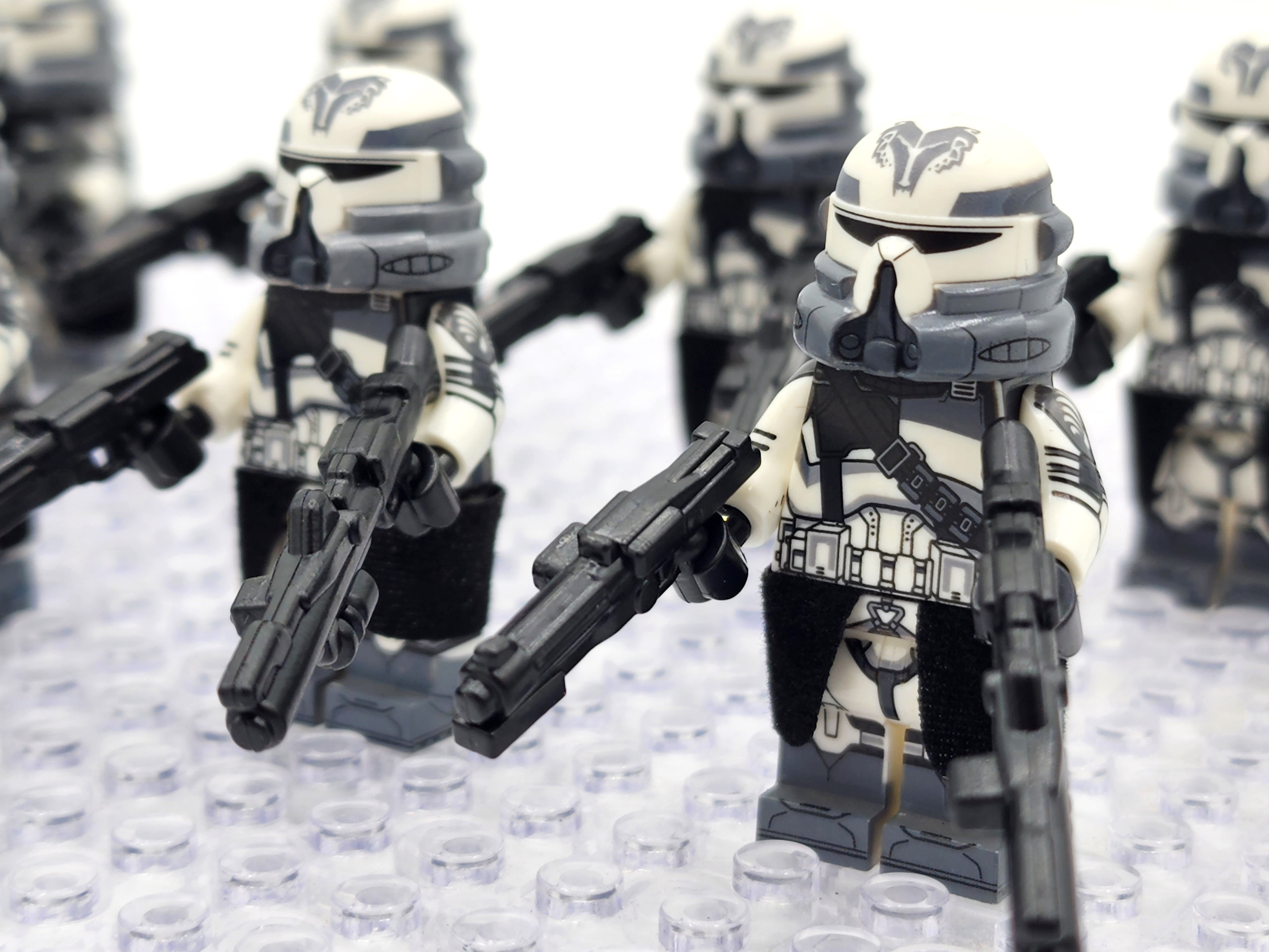 Star Wars Phase 2 Wolfpack Airborne Clone Troopers Paratroopers Custom ...