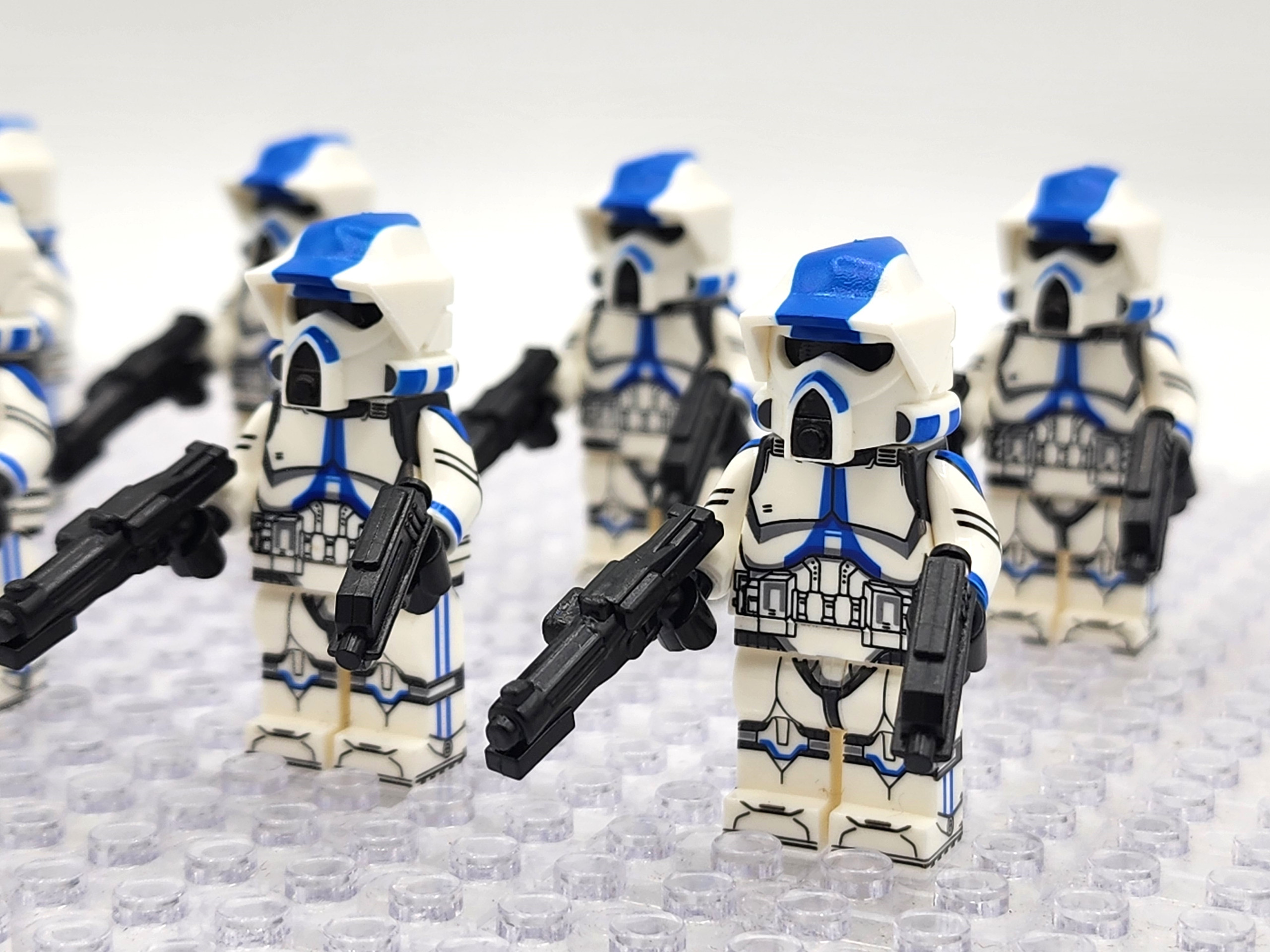 Star Wars 501st ARF Clone Troopers Custom Minifigures Set - J's Little ...