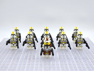 Star Wars Phase 1 Commander Bly 327th Clone Troopers 11pcs Minifigures ...