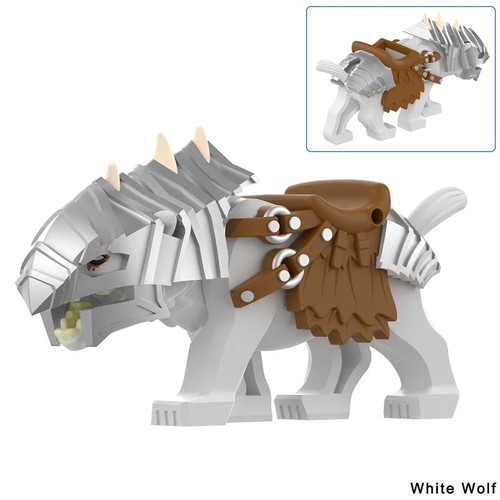 LOTR Orc Armored Wolves Mount Minifigures Collection - J's Little Things