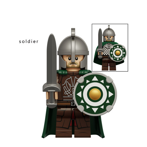 LOTR Rohan Royal Guards Army Infantry Minifigures - J's Little Things