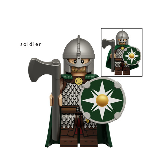 LOTR Rohan Royal Guards Army Infantry Minifigures - J's Little Things