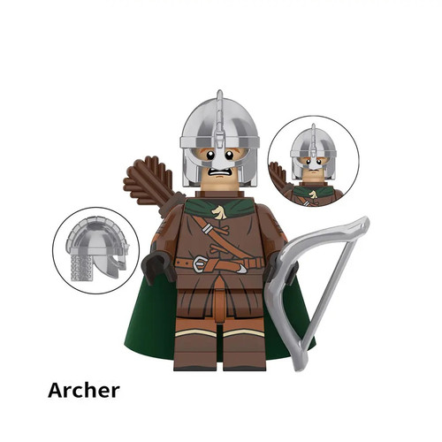 LOTR Rohan Royal Guards Army Infantry Minifigures - J's Little Things