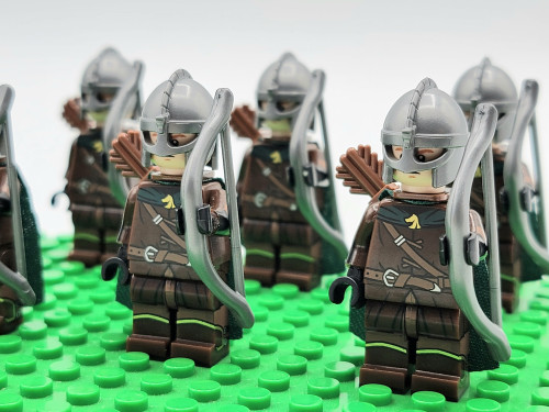 LOTR Rohan Royal Guards Light Archers Army 10 Minifigures Set - J's ...