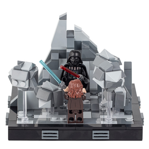 Star Wars MOC Obi Wan vs Darth Vader Scene 290pcs Building Block Set ...