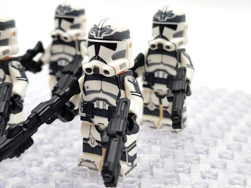 Star Wars 104th Phase 2 Wolfpack Commander Wolffe Clone Troopers 14pcs Minifigures Set - J's ...