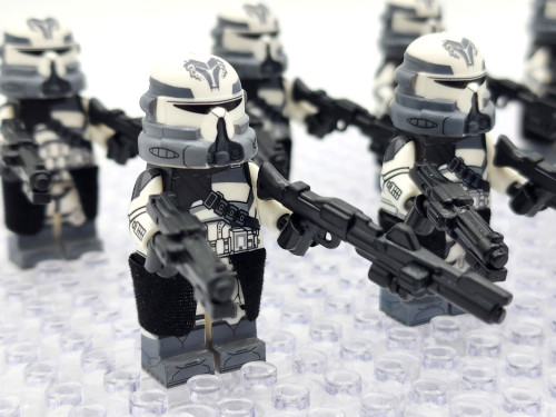 Star Wars 104th Phase 2 Wolfpack Commander Wolffe Clone Troopers 24pcs Minifigures Set - J's ...