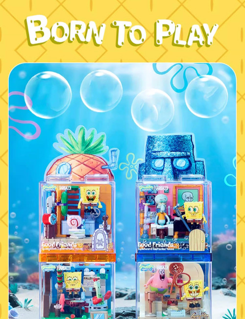 Spongebob Squarepant Building Block Diorama Sets - J's Little Things