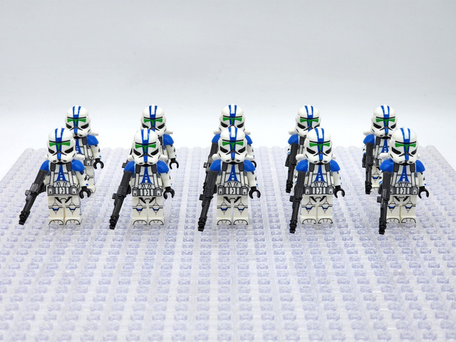 Star Wars 212th Jetpack Clone Troopers Custom Minifigures Set XH - J's ...