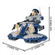 Star Wars AAT Armored Assault Tank Blue MOC Building Block Set - J's ...